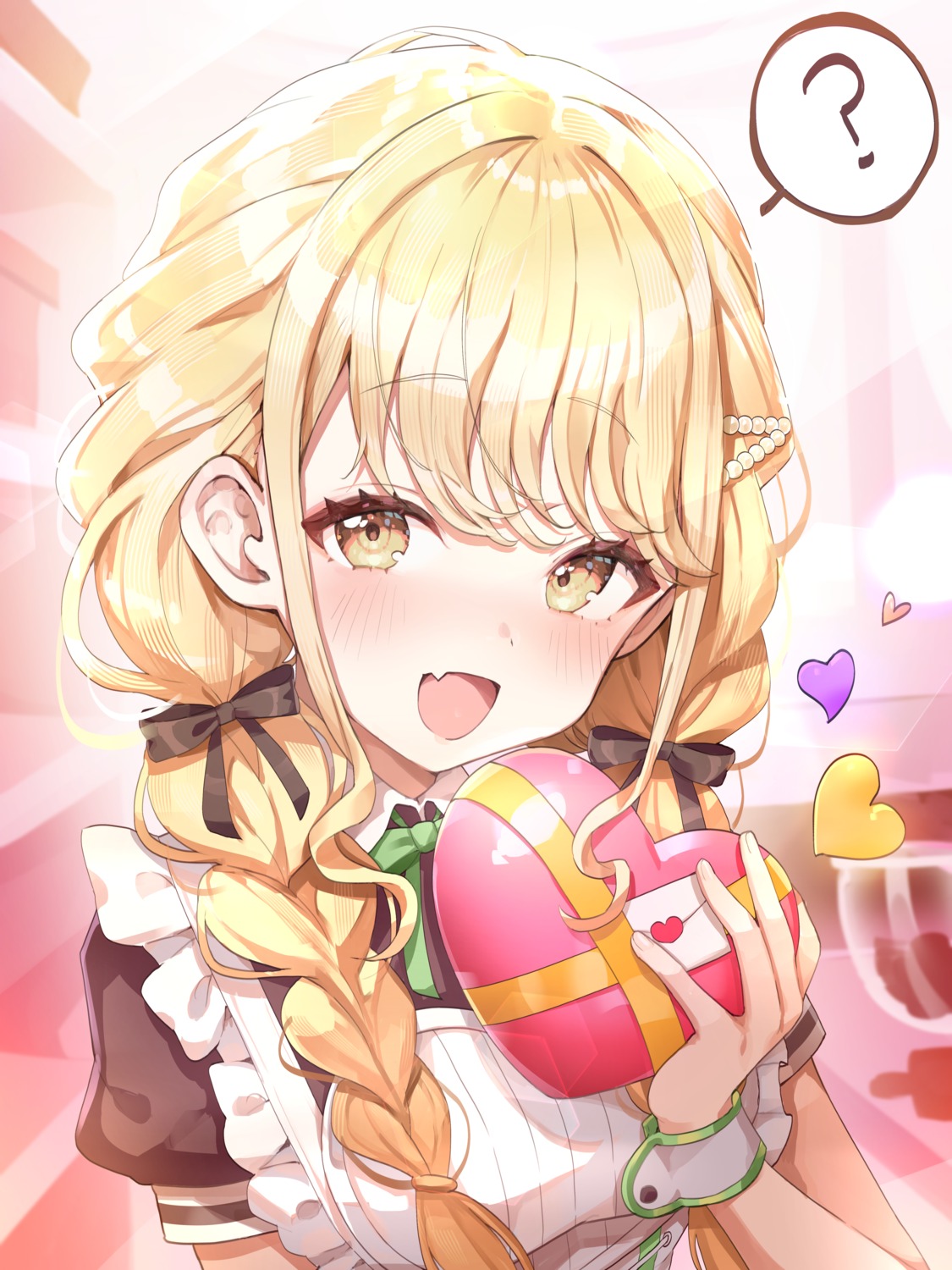 misyune gakuen idolm@ster the idolm@ster fujita kotone maid valentine | #1220410 | yande.re